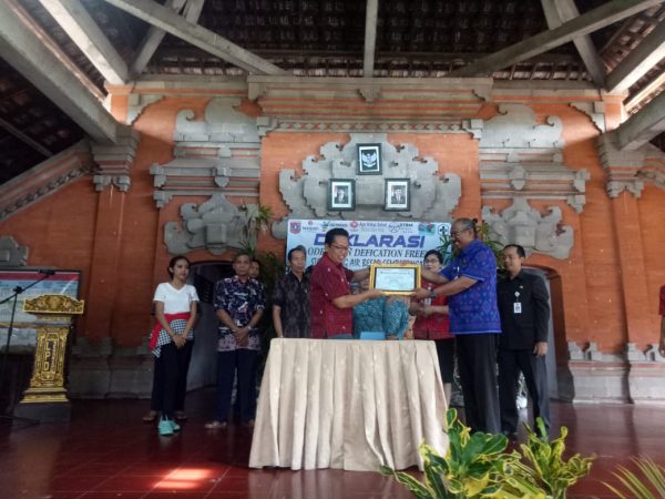 Deklarasi ODF (Open Defecation Free) Desa Sengkidu – Dinas Kesehatan ...