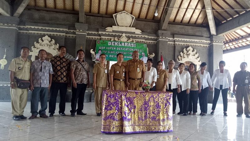 Deklarasi ODF (Open Defication Free) desa Padangbai – Dinas Kesehatan ...